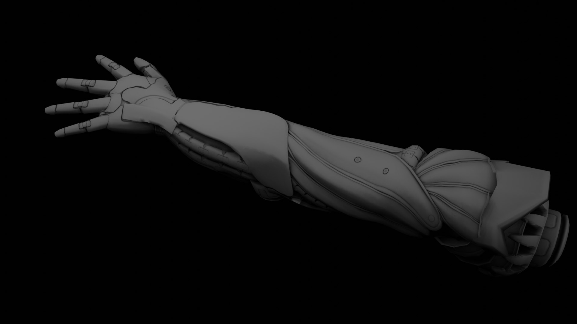 Robotic Human Arm 3D Model Model - TurboSquid 2288909