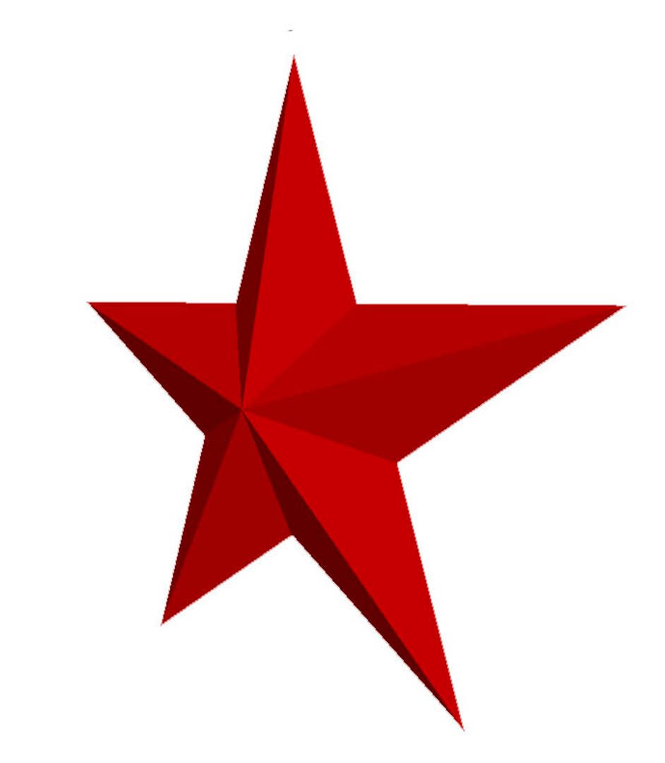 Star 3D Model - TurboSquid 1254027