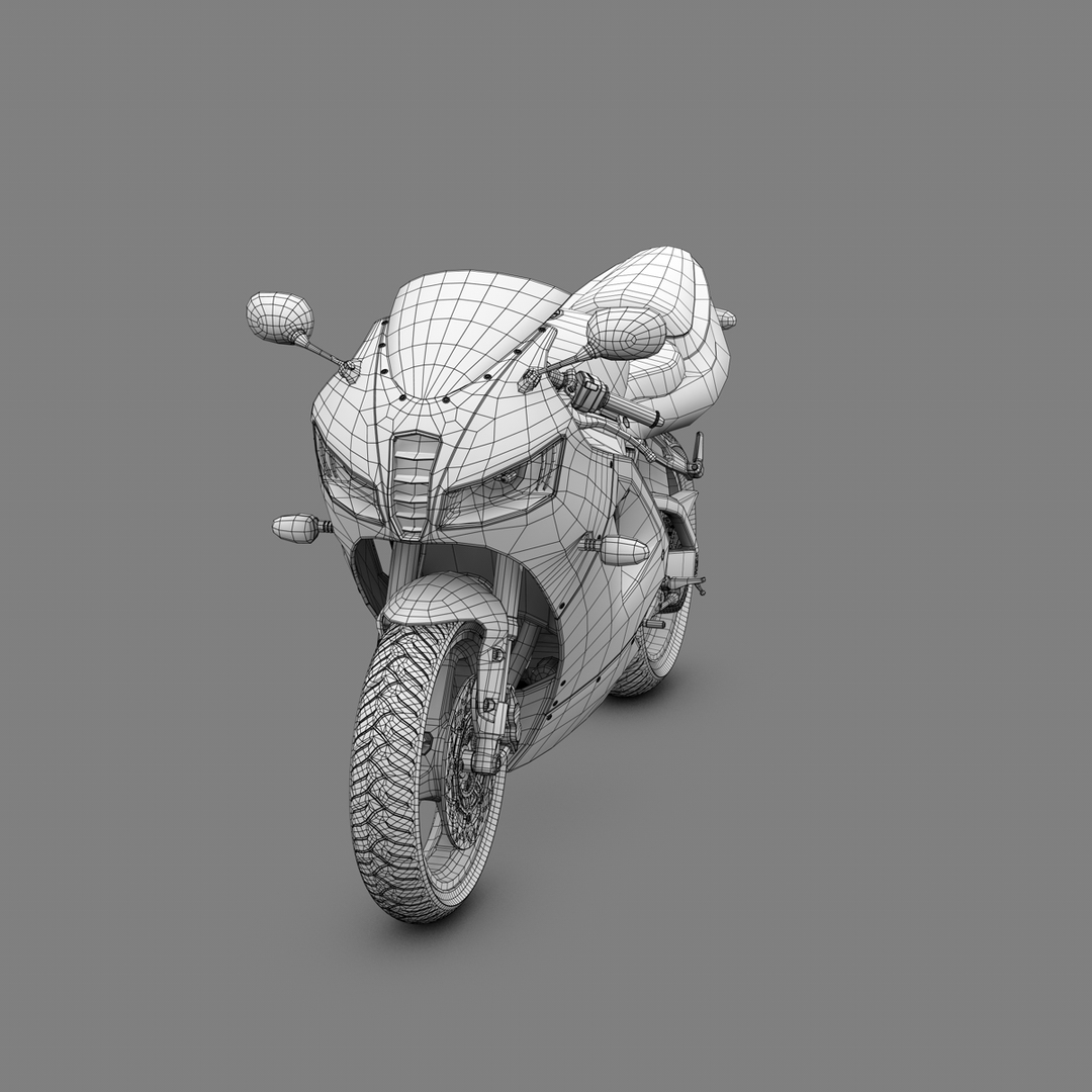 3d Model Bike Generic Sport 2000s