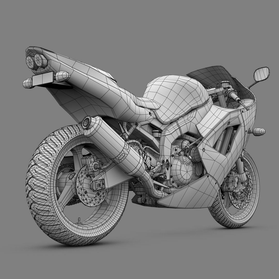 3d model bike generic sport 2000s