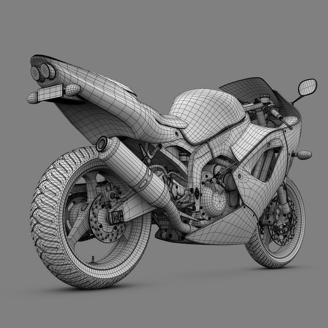 3d model bike generic sport 2000s