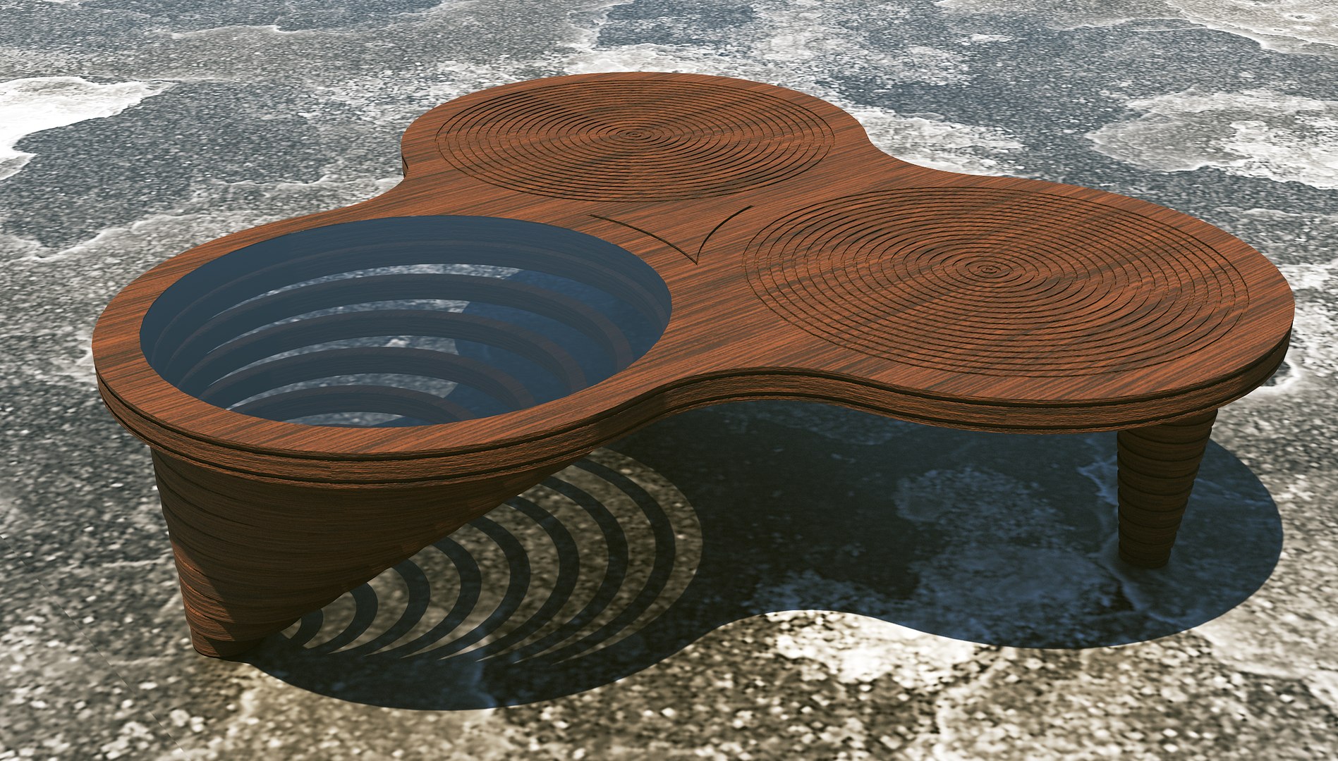 Table Design 3D - TurboSquid 1574147