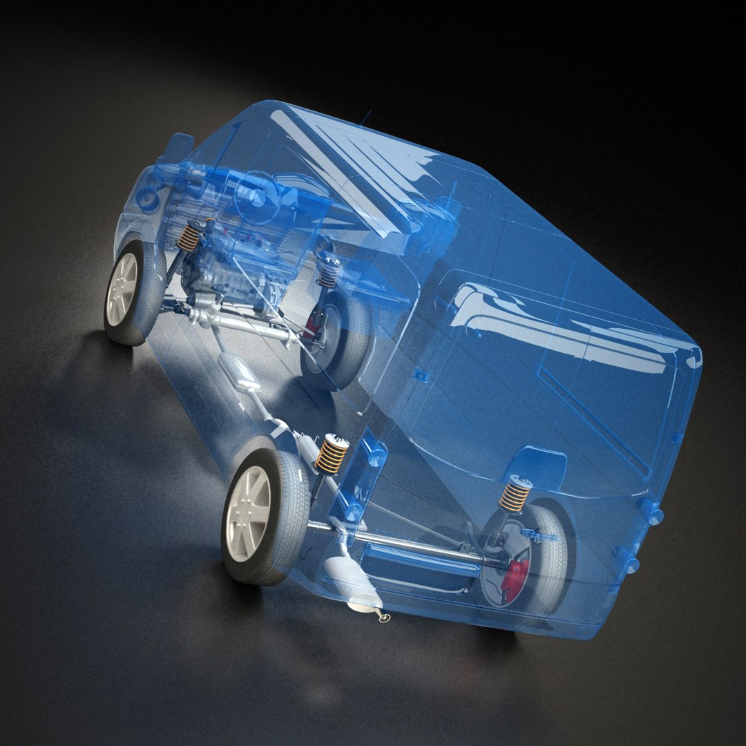 Fwd Van X-ray 3d 3ds