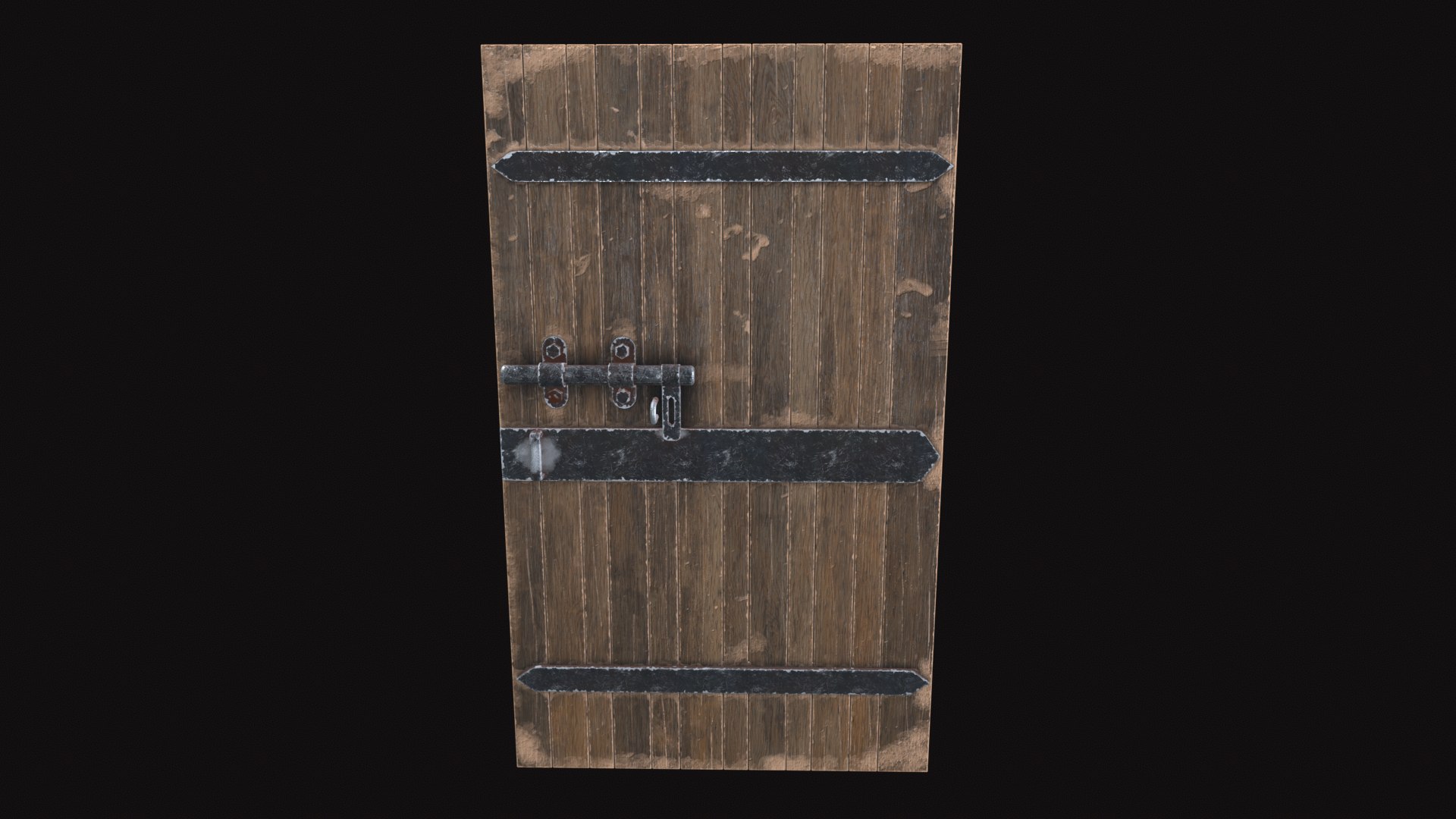 Medieval Door 3D Model - TurboSquid 2319006