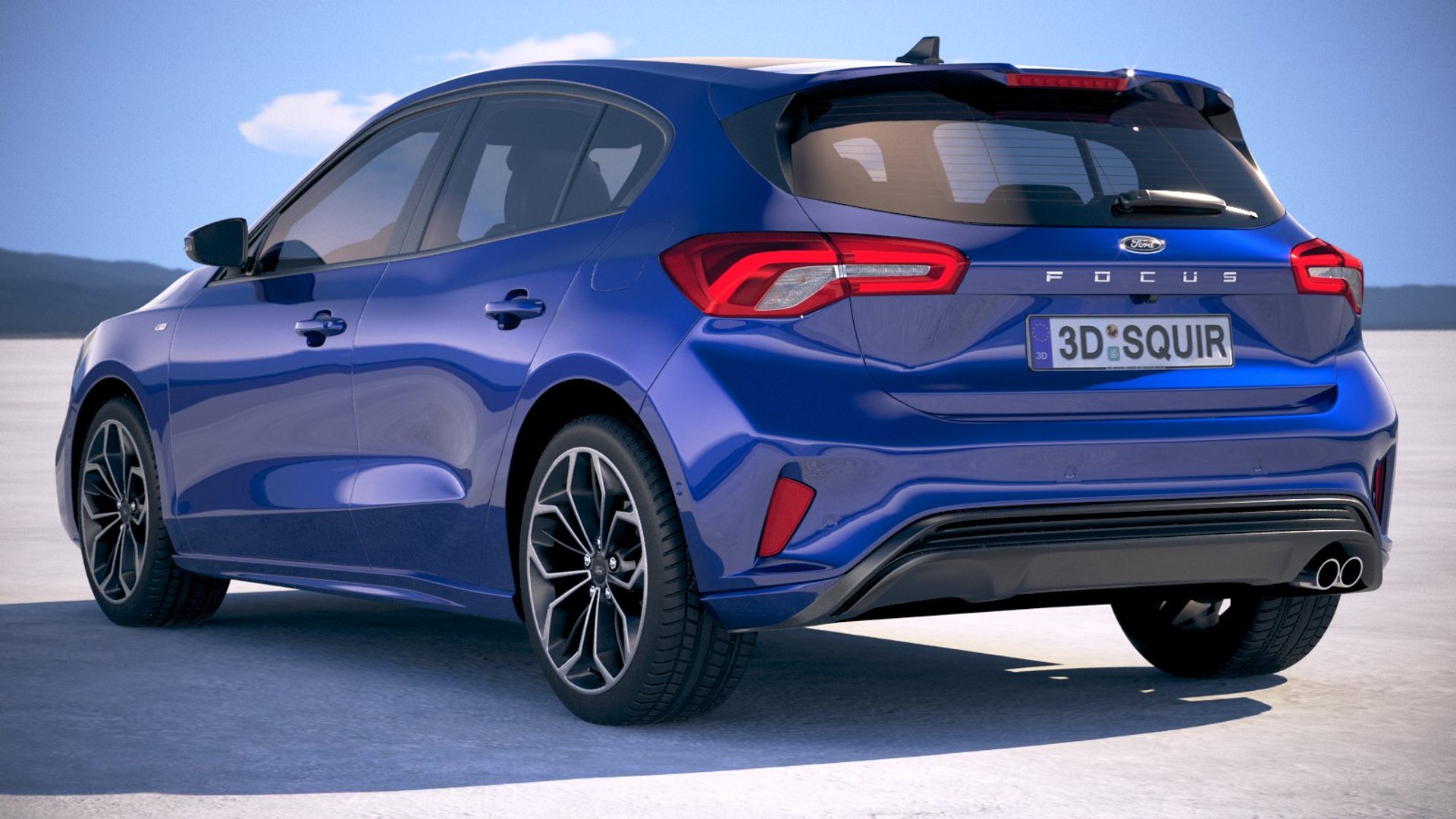 Focus St-line 2019 3D Model - TurboSquid 1299294