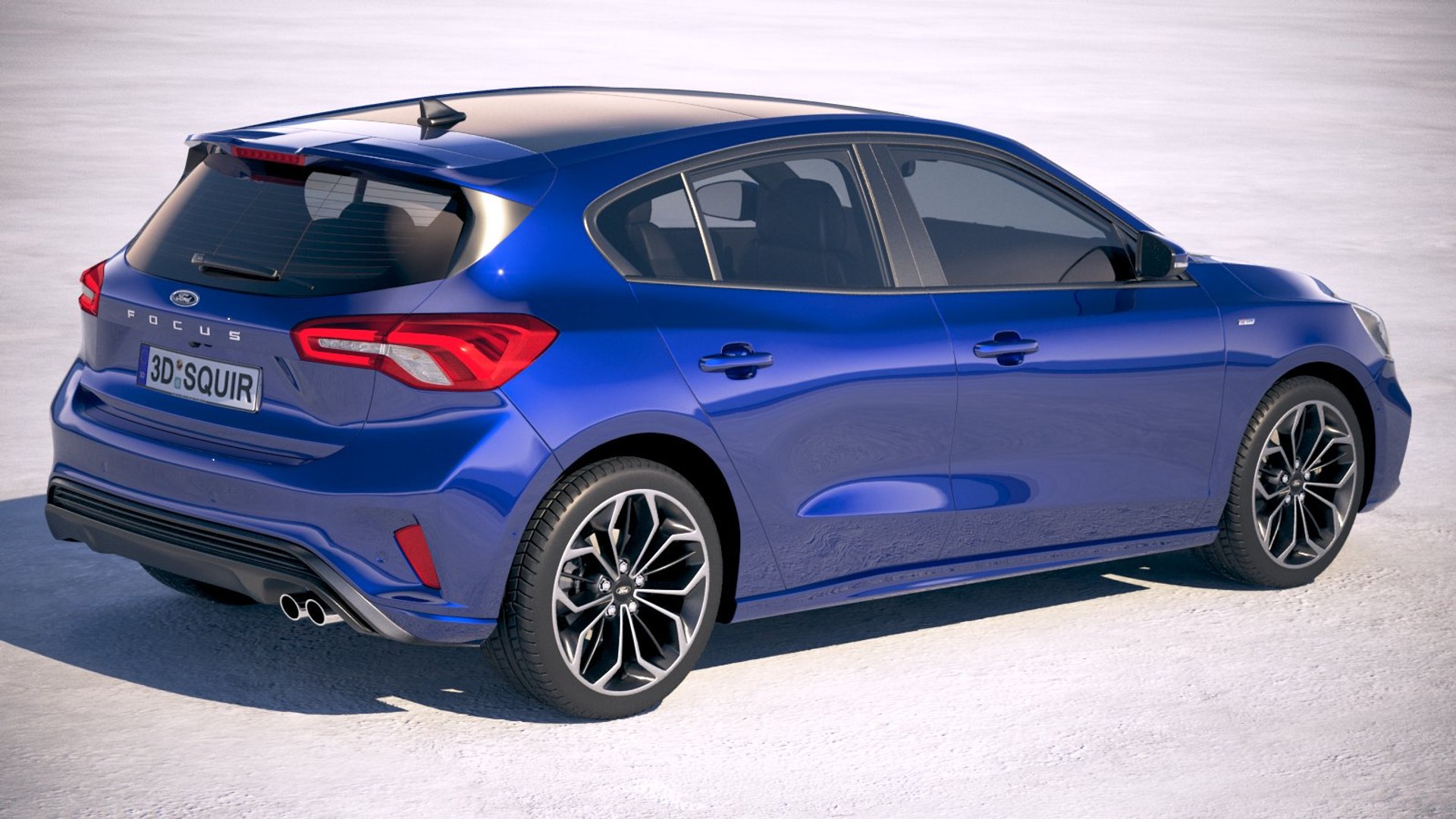 Focus St-line 2019 3D Model - TurboSquid 1299294