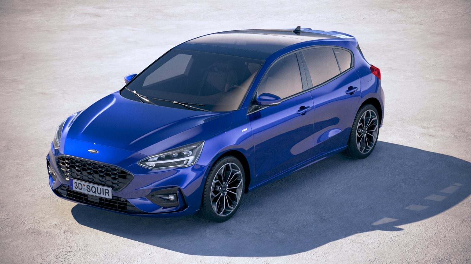 Focus st-line 2019 3D model - TurboSquid 1299294