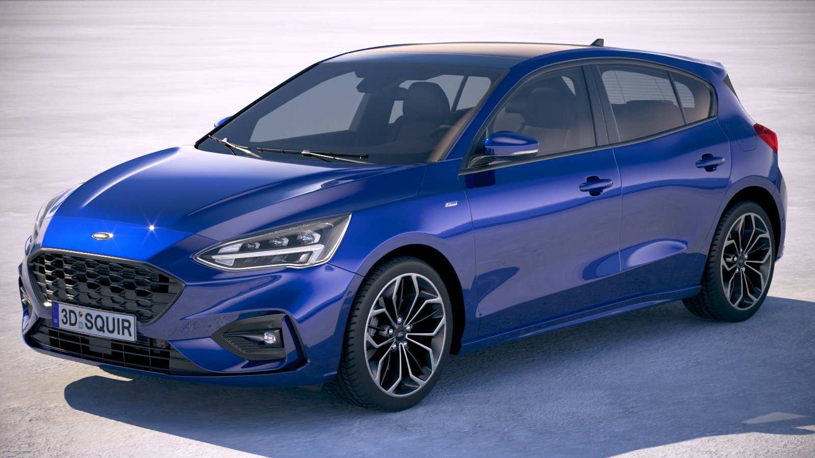 Focus st-line 2019 3D model - TurboSquid 1299294
