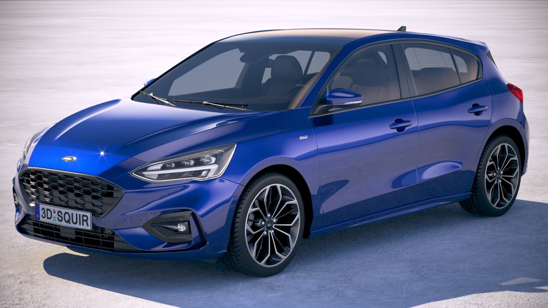 Focus St-line 2019 3D Model - TurboSquid 1299294