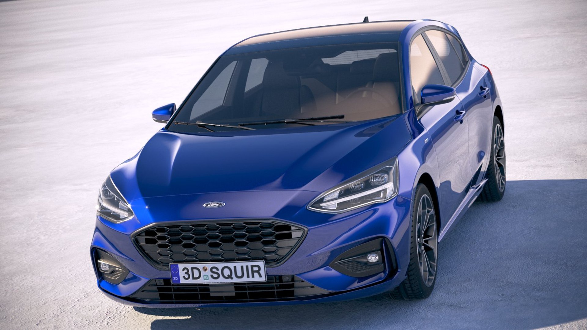 Focus St-line 2019 3D Model - TurboSquid 1299294