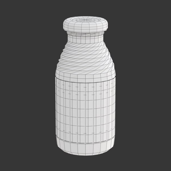 3D mini glass bottle model - TurboSquid 1248716