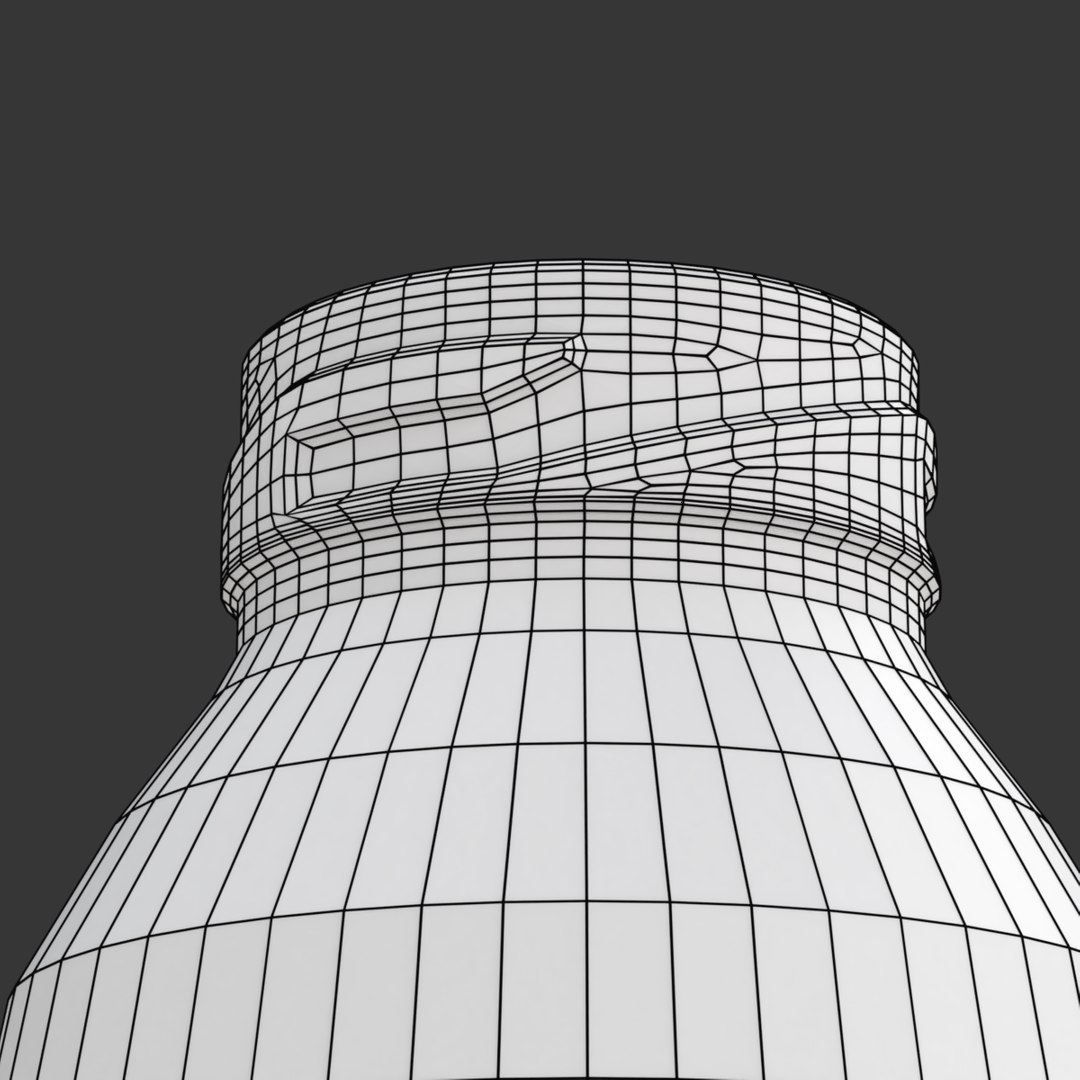 3D mini glass bottle model - TurboSquid 1248716