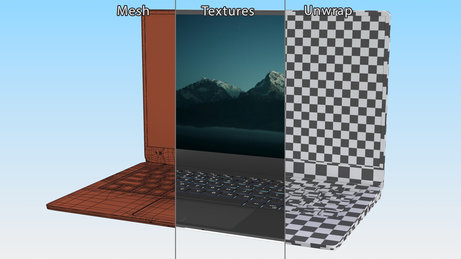 3D Realistic Laptop Model - TurboSquid 2270741