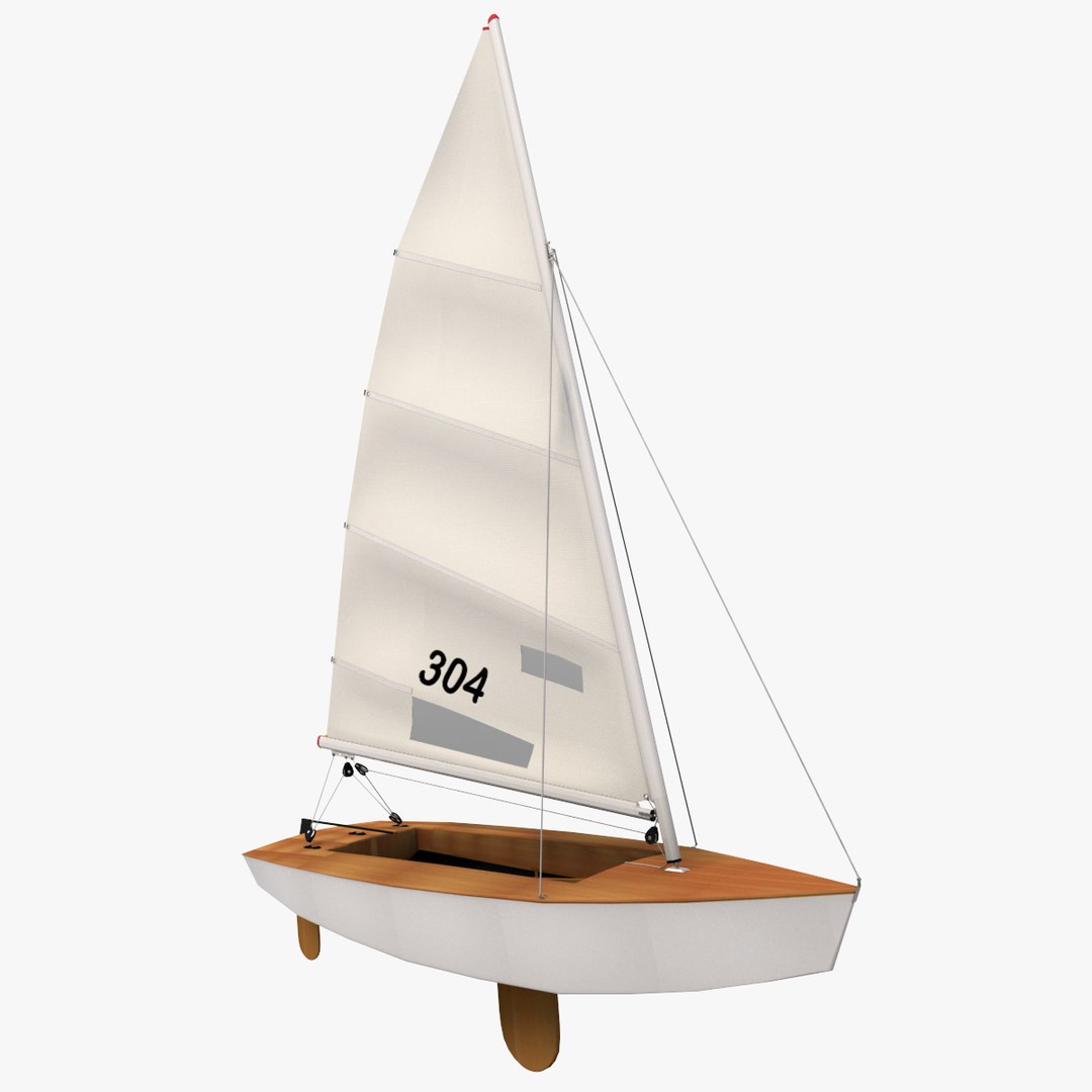 Sailboat Boat Sail 3ds