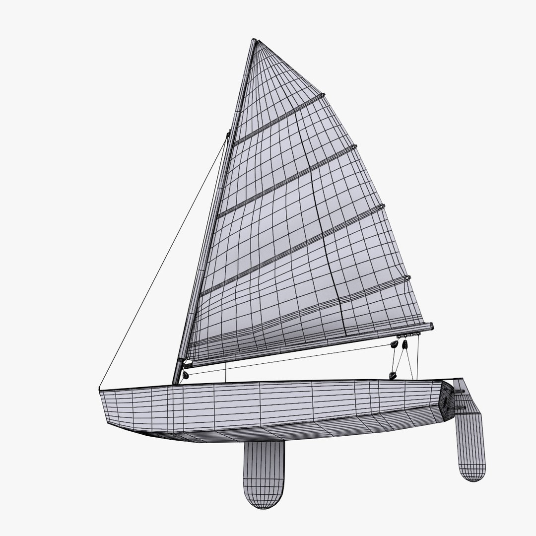 Sailboat Boat Sail 3ds