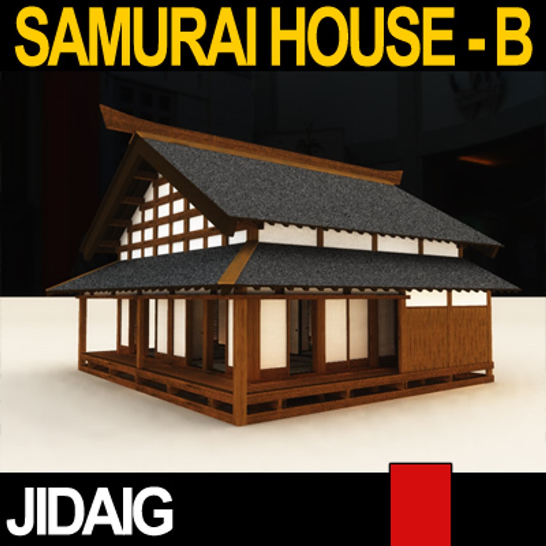3d Samurai Village House - Model