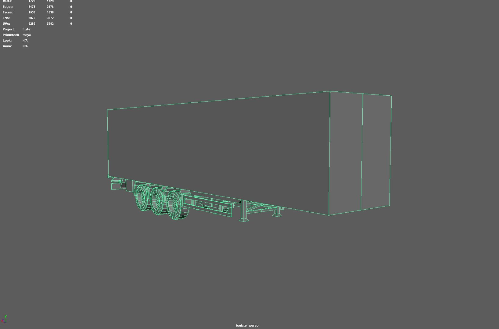 Semi Trailer 3D Model - TurboSquid 1444412