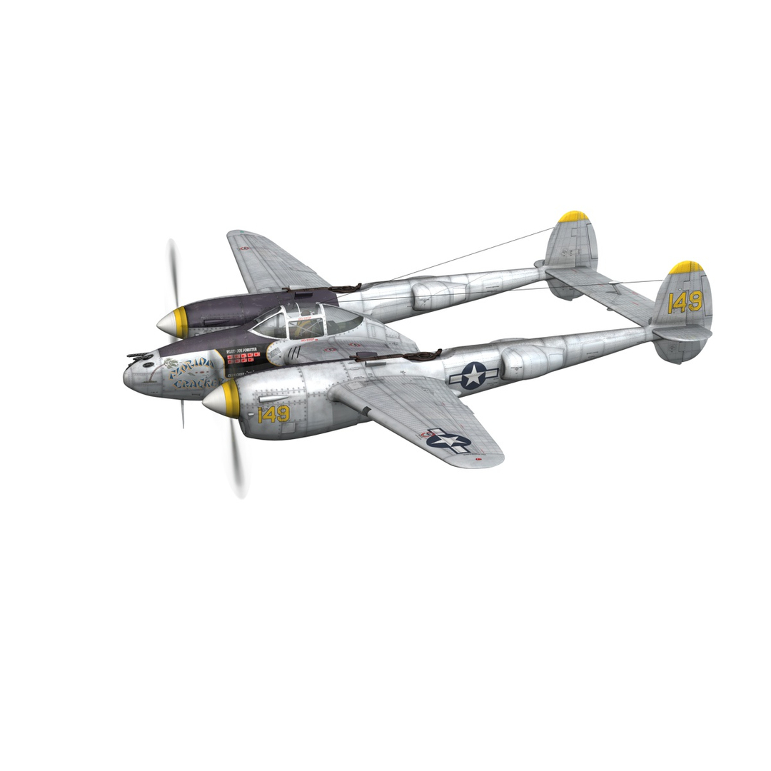 Lockheed Lightning - Florida 3d Model