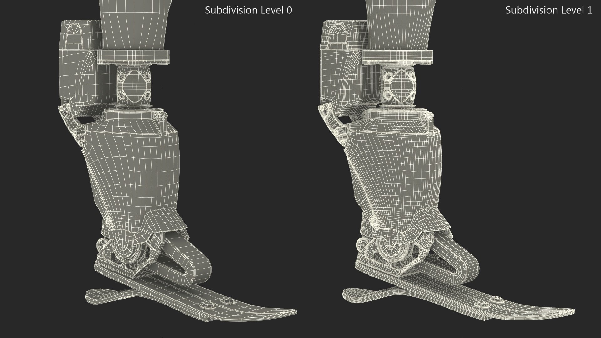 Prosthetic Leg Rigged 3D Model - TurboSquid 2353281