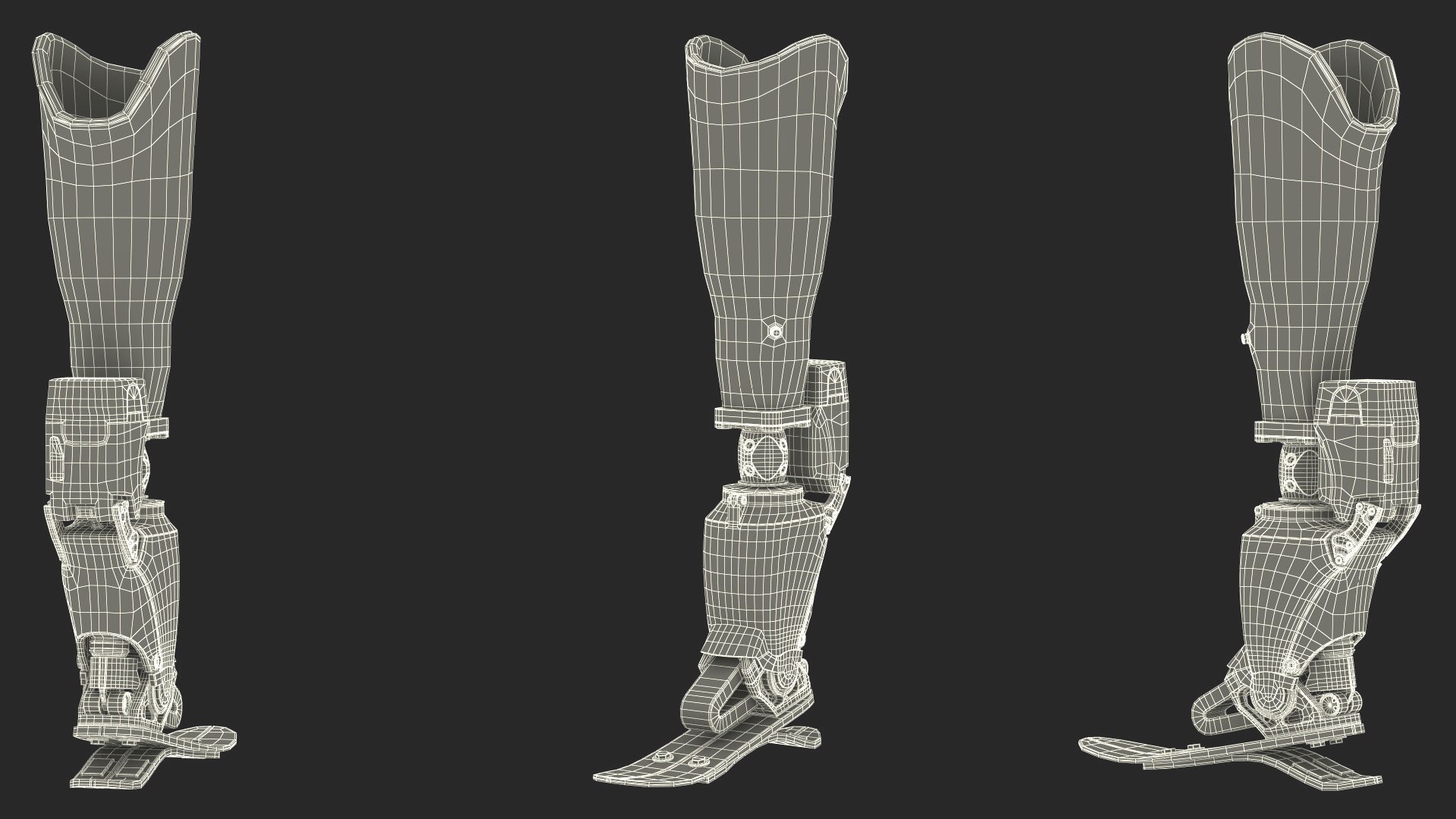 Prosthetic Leg Rigged 3D Model - TurboSquid 2353281