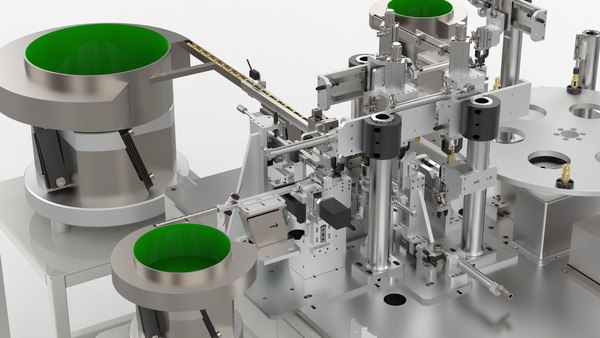 modelo 3d Automatic Valve Assembly Machine - TurboSquid 1966912