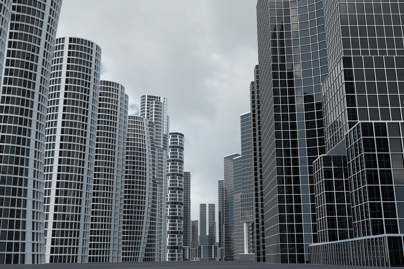 3D Model 40 Basemesh Modern Buildings - TurboSquid 2044260