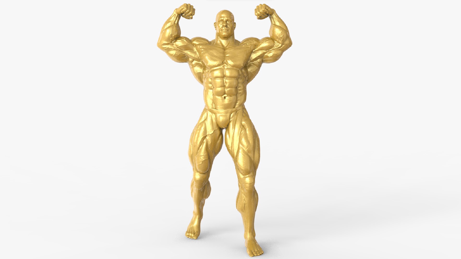 3D Bodybuilder Figurine Trophy 3D Print Model - TurboSquid 2097283