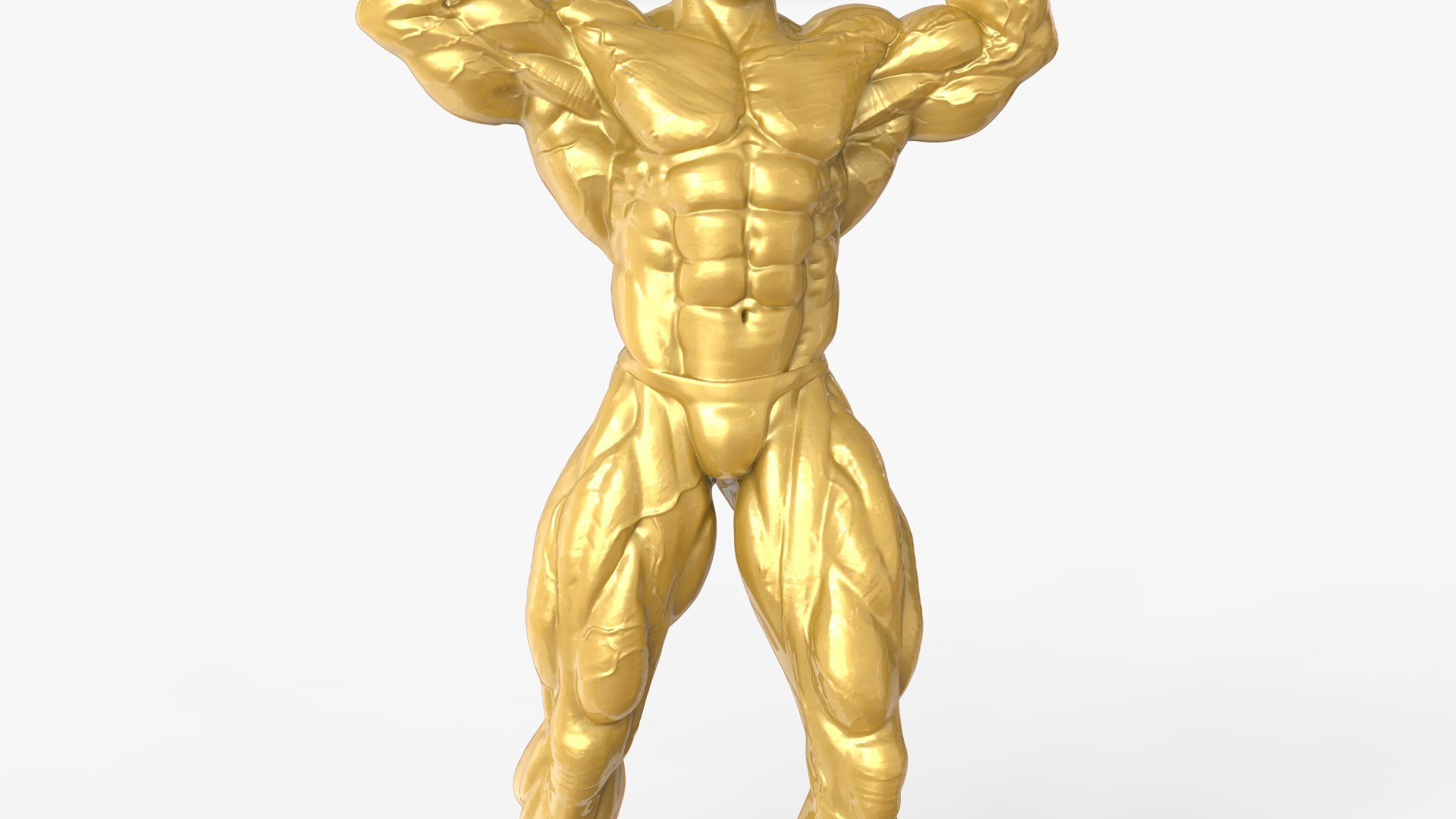 3D Bodybuilder Figurine Trophy 3D Print Model - TurboSquid 2097283