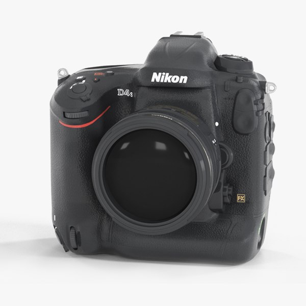 modelo 3d Cuerpo de cámara Nikon DSLR D4S D4S - TurboSquid 2339789