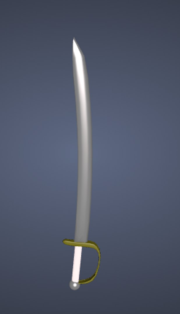 3d simple sword model