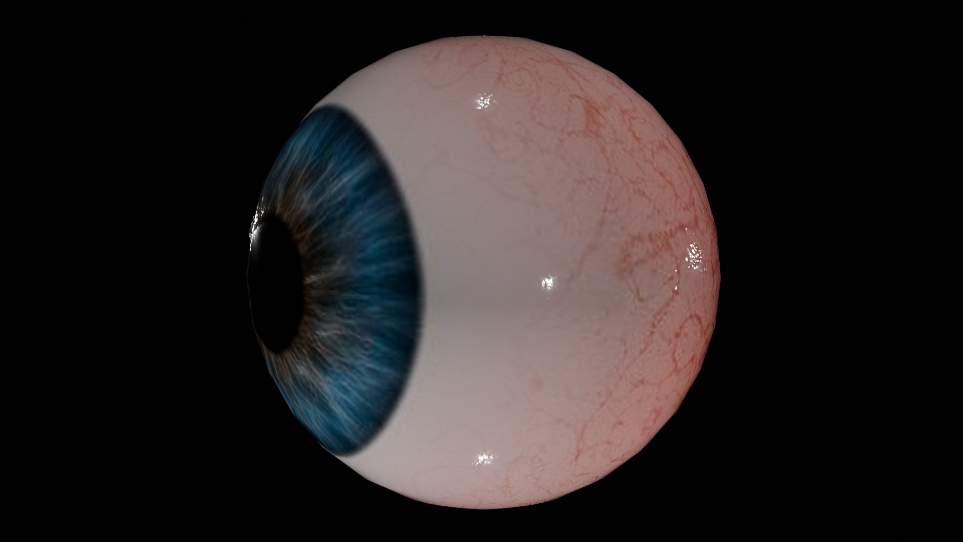 Low-poly Eye 3D Model - TurboSquid 2468257