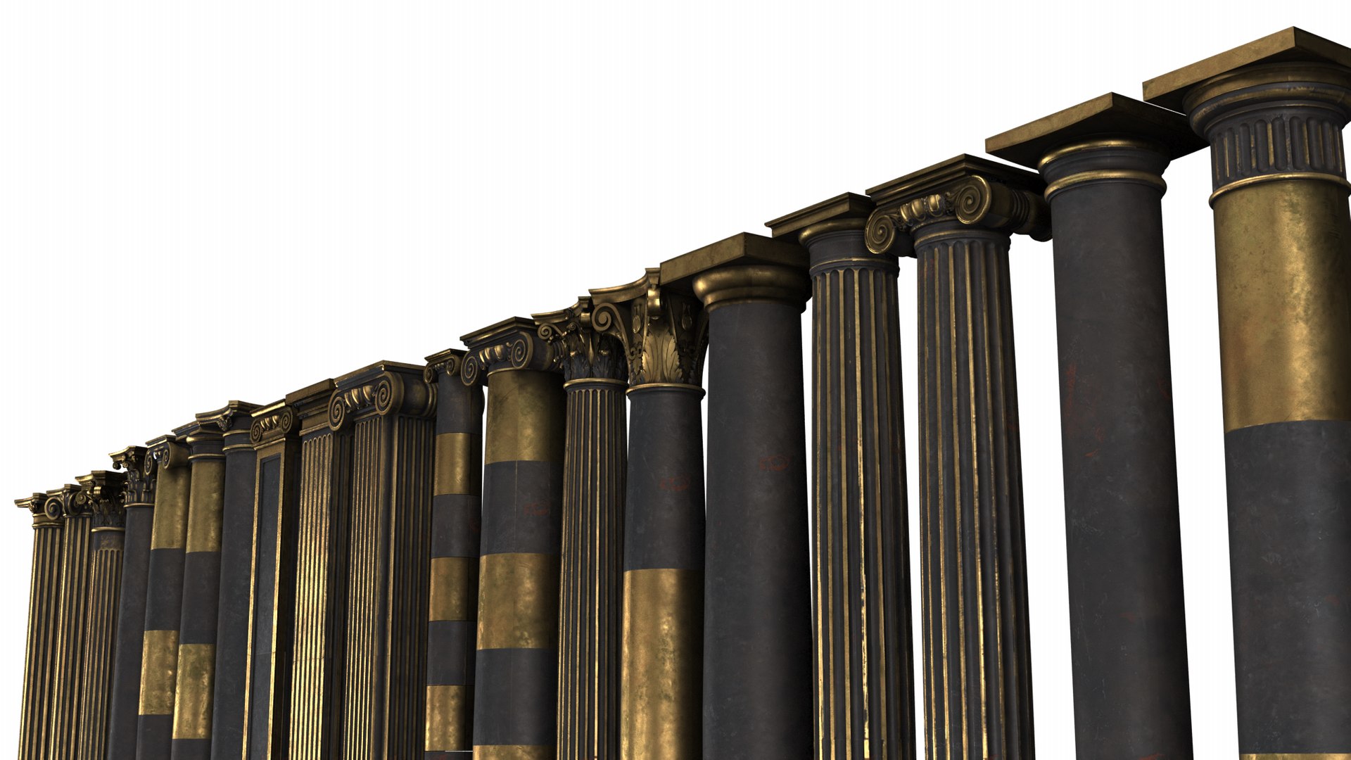 3D Vol2 Collection Of Classic Columns - TurboSquid 1751507