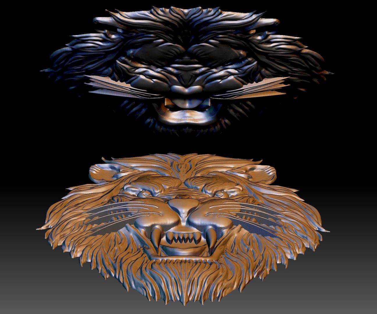 Lion Head Stl File 3D Model - TurboSquid 1554828