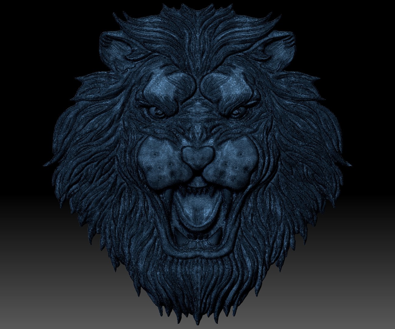 Lion Head Stl File 3D Model - TurboSquid 1554828