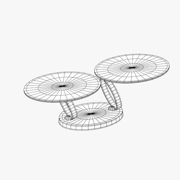 3d model modern table glass tabletops