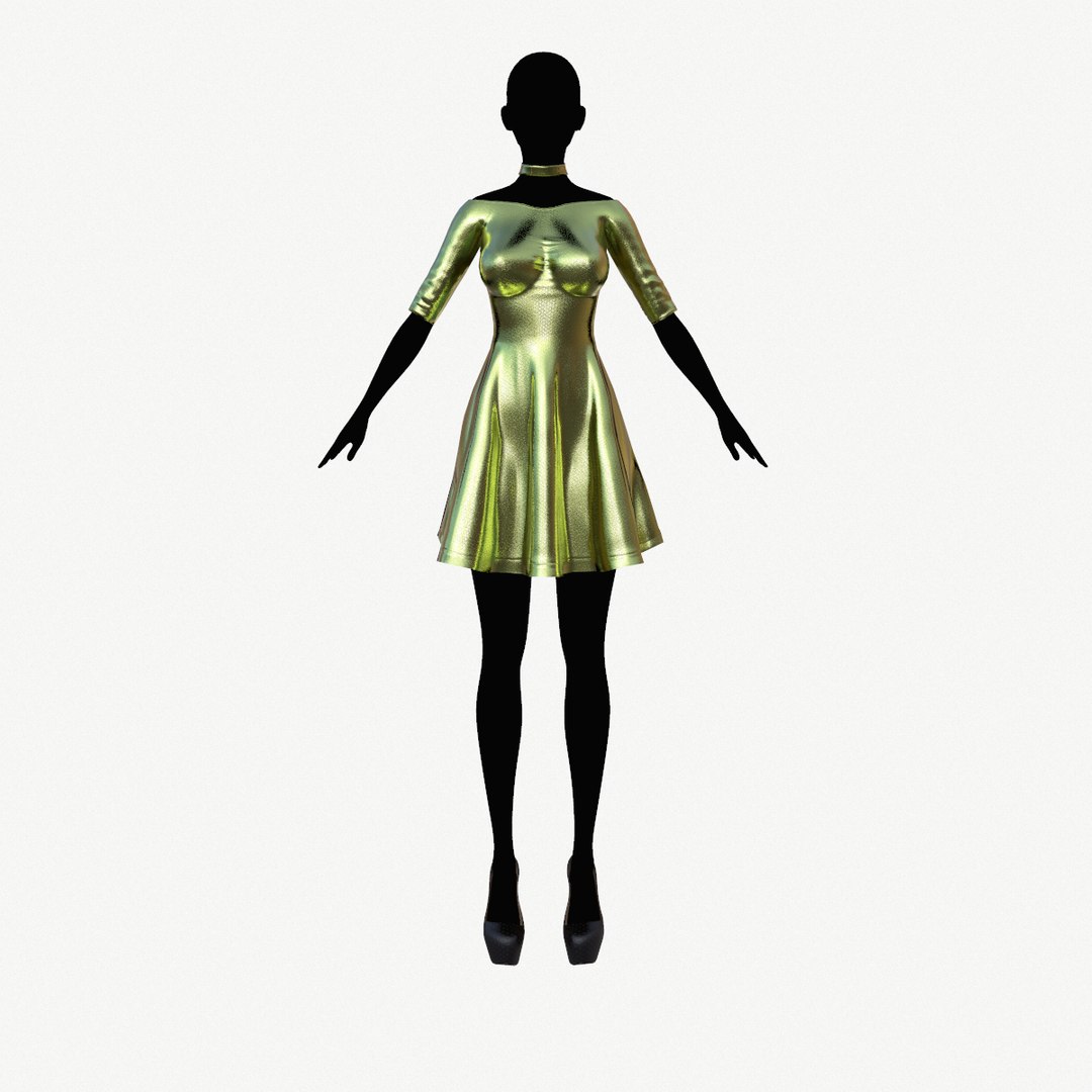 Fashion dress clothing 3D - TurboSquid 1668542