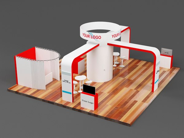 Exhibition Booth SketchUp Models for Download | TurboSquid