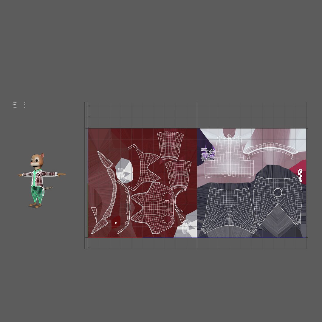 Cartoon Zibet Model - TurboSquid 2151244
