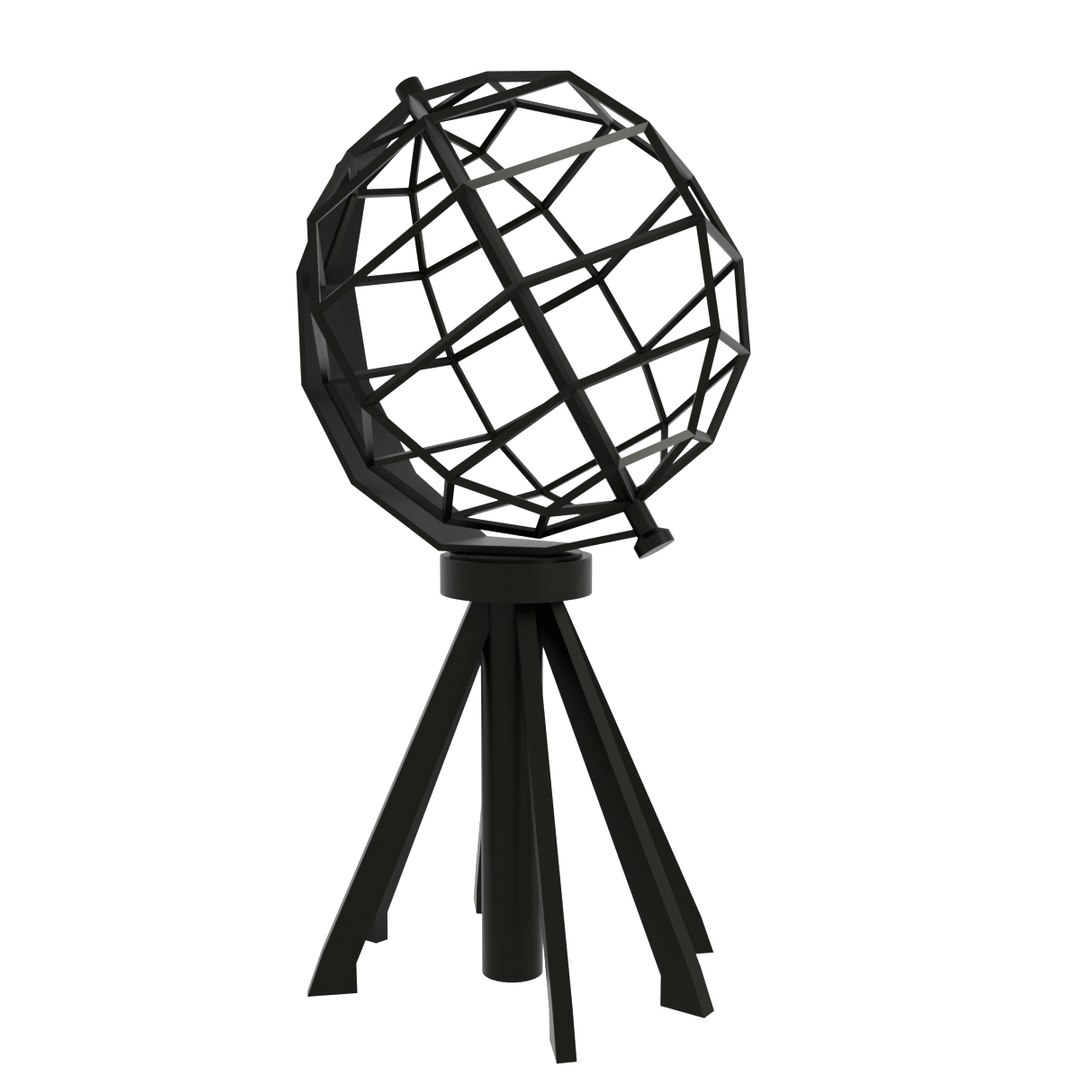 Nordkapp Globe - Low Poly 3D Model - TurboSquid 2265152