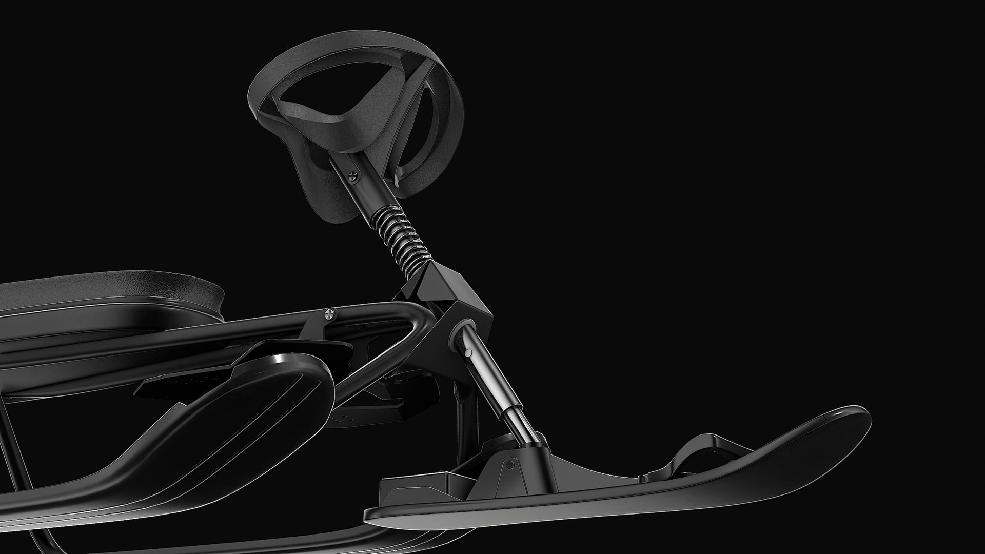 3D Snow Racer Sled Model - TurboSquid 2179650