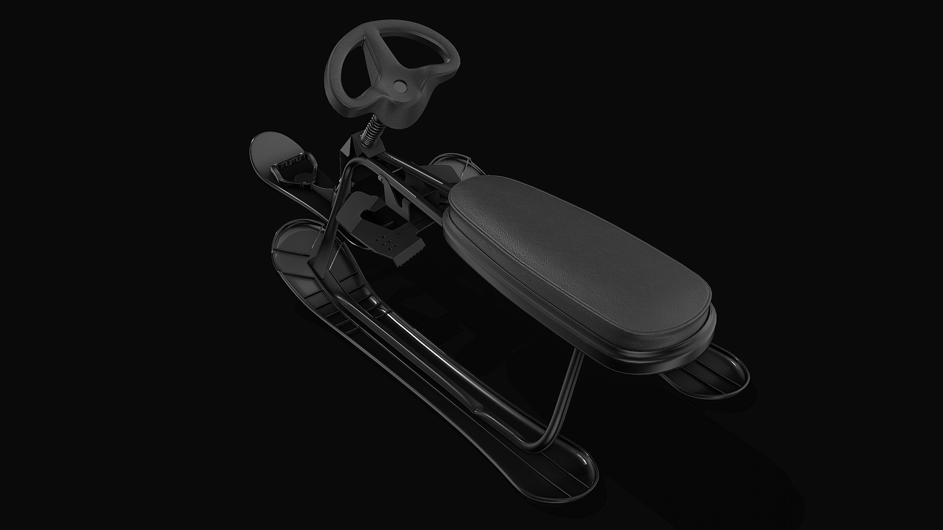 3d Snow Racer Sled Model Turbosquid 2179650