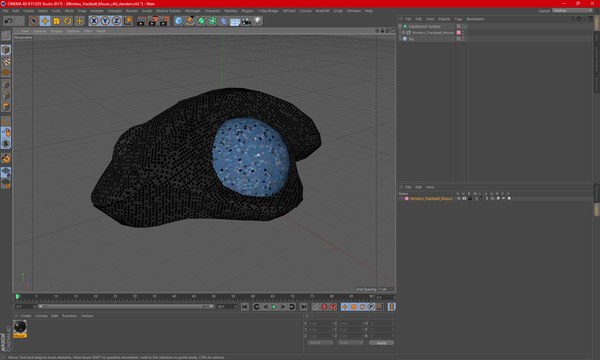 modelo 3d Ratón trackball inalámbrico - TurboSquid 2163513