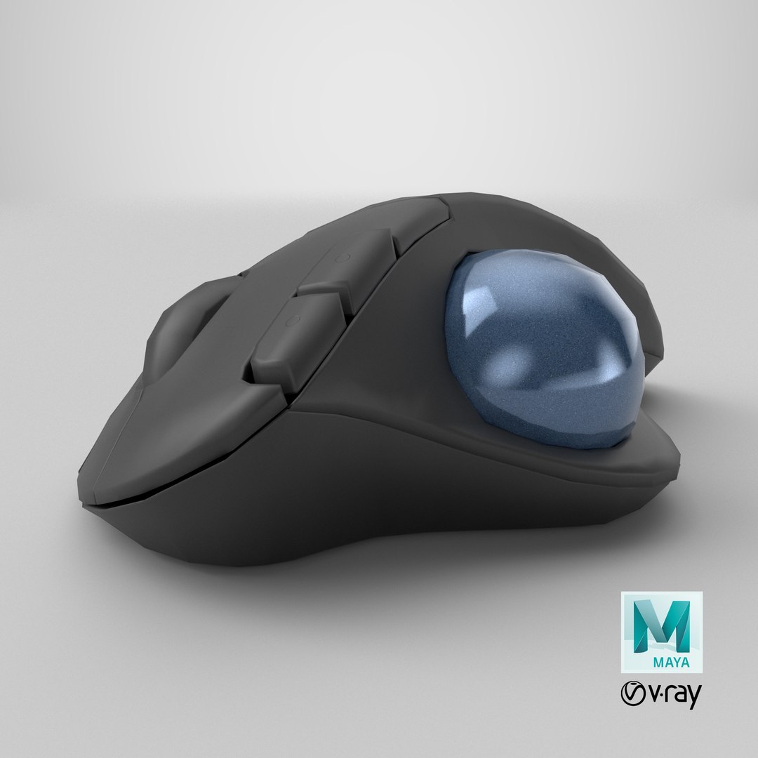 3D Wireless Trackball Mouse Model - TurboSquid 2163513
