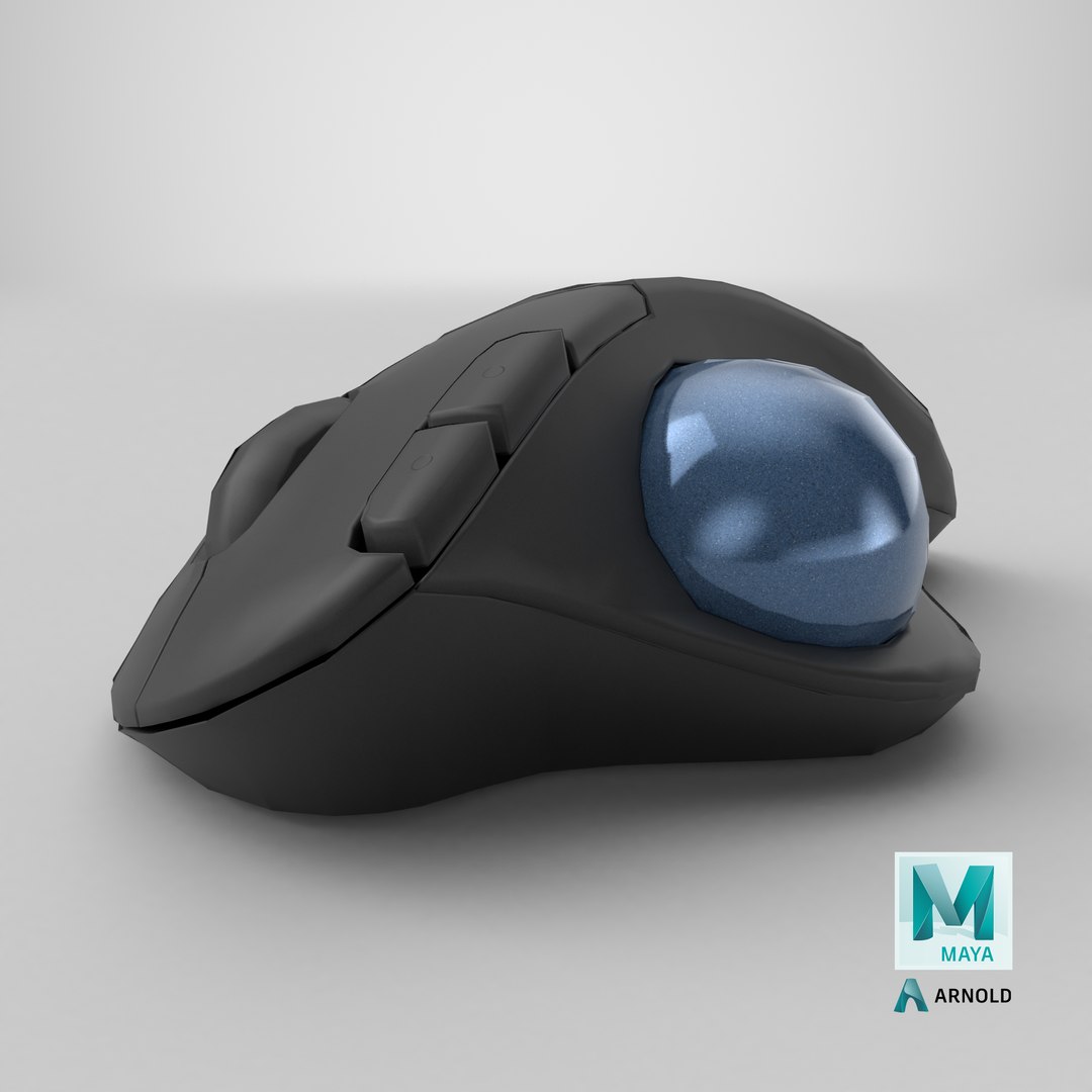 3D Wireless Trackball Mouse Model - TurboSquid 2163513