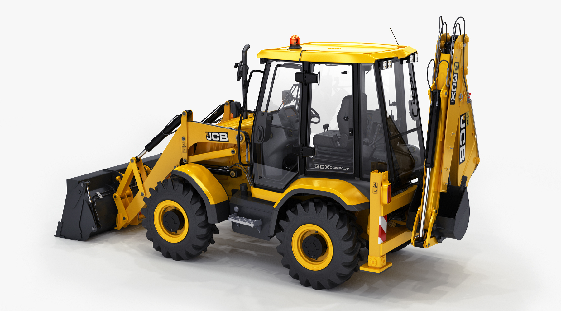 modèle 3D de Chargeuse-pelleteuse JCB 3CX Compact - TurboSquid 1154540