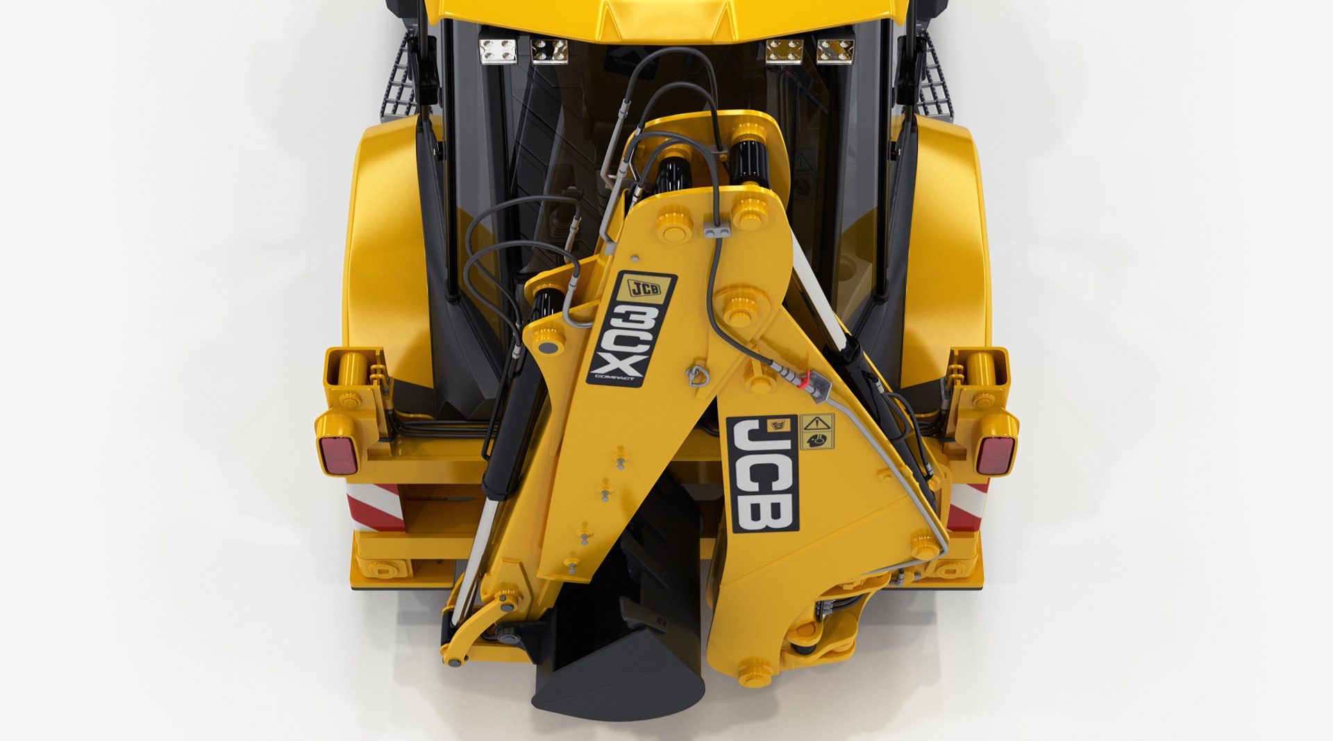 3cx compact backhoe loader 3D model - TurboSquid 1154540