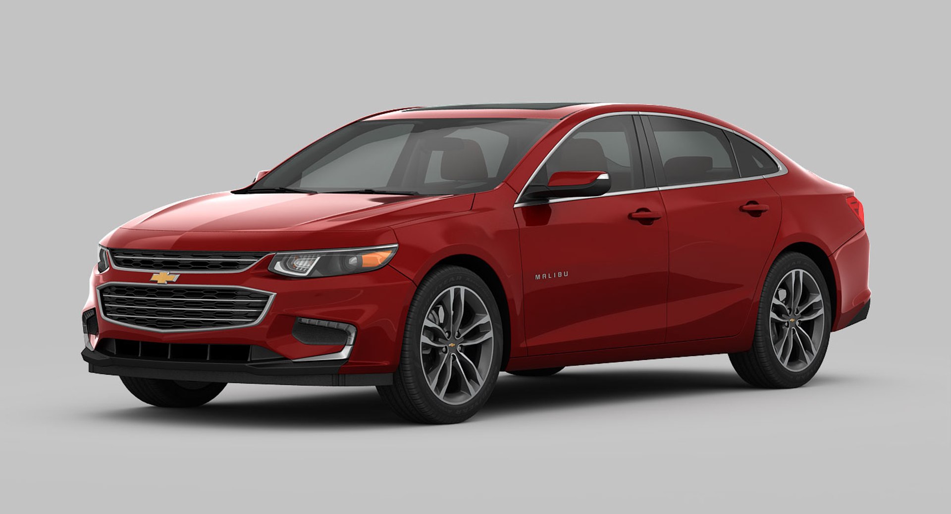 chevrolet malibu sedan 3d model