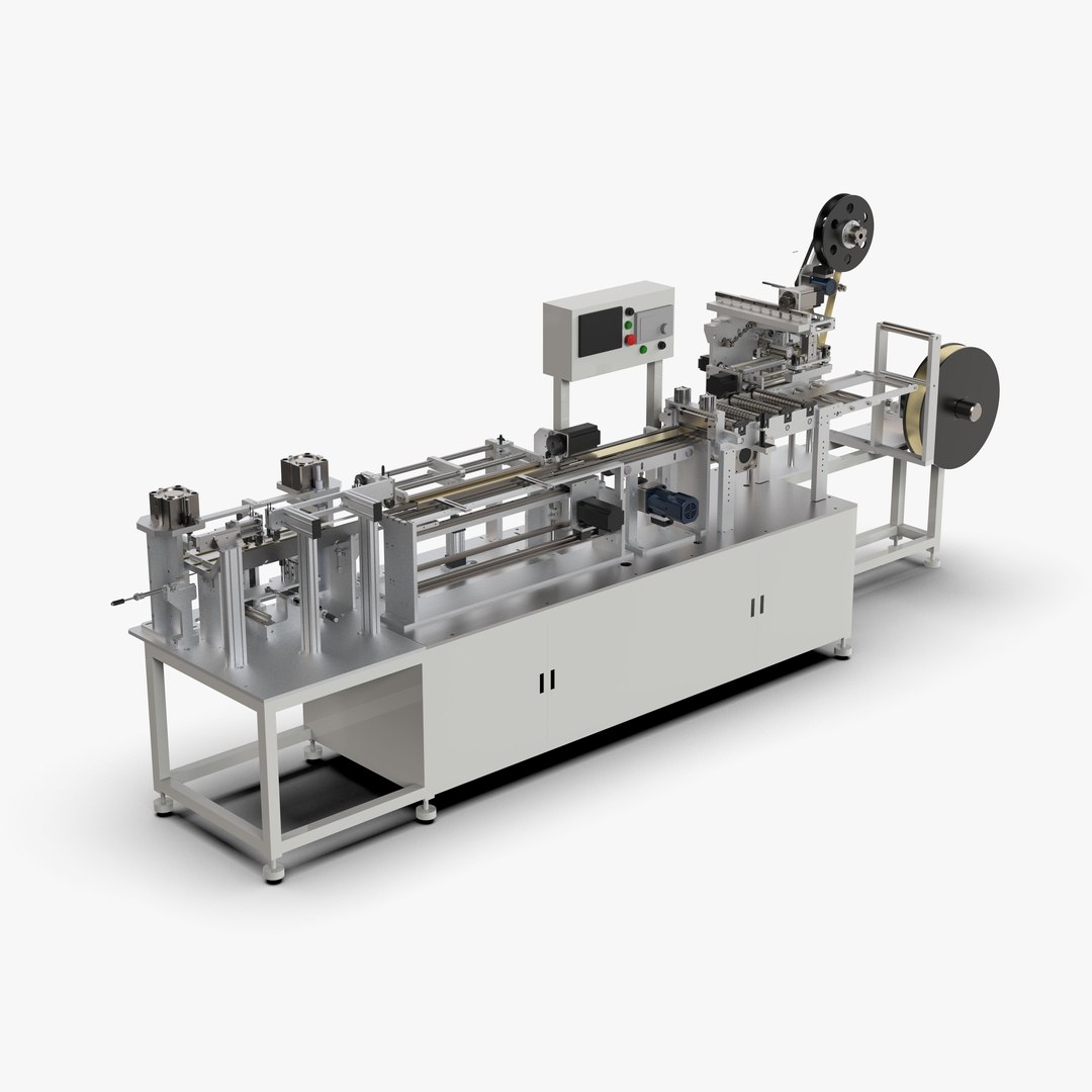 Automatic Reeling machine 3D model - TurboSquid 1992802