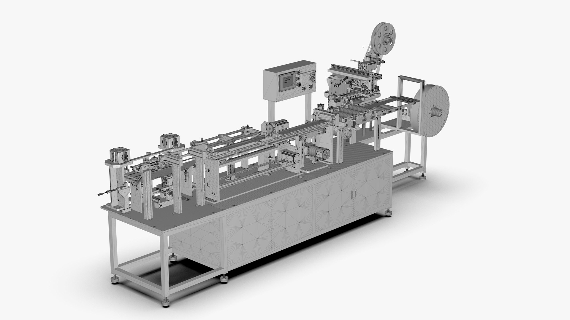 Automatic Reeling machine 3D model - TurboSquid 1992802