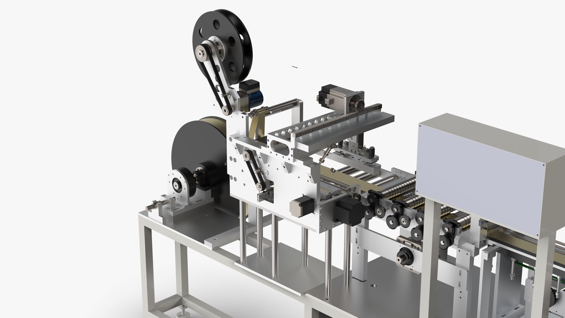 Automatic Reeling machine 3D model - TurboSquid 1992802